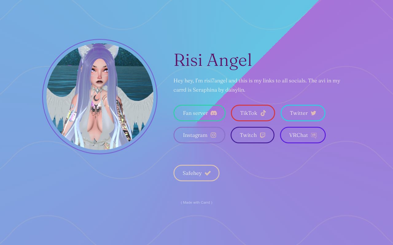 Carrd for content creator